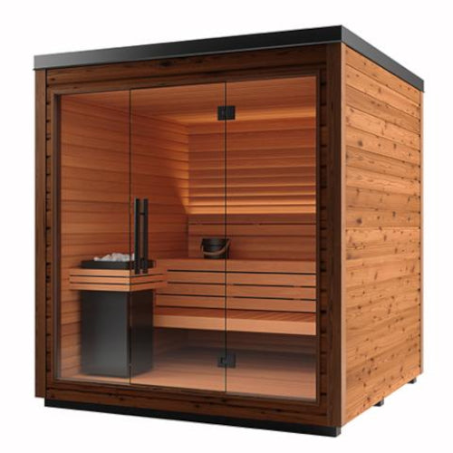 Sauna Extérieur Moderne Mira L – Northern Saunas Canada