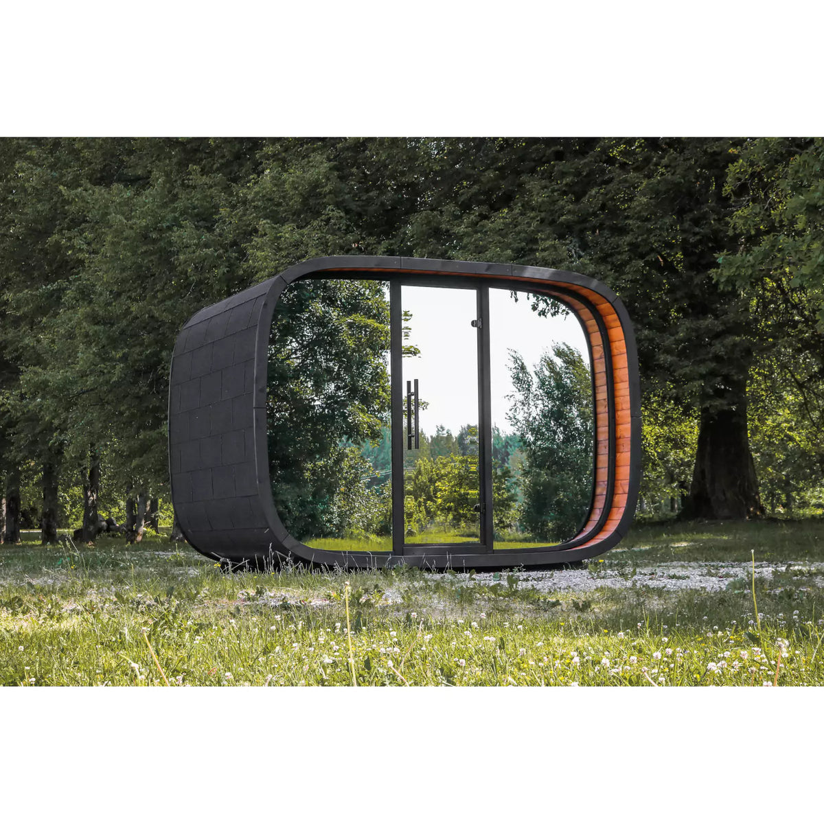 Leil® Round Cube Relax 2.0 Outdoor Cabin Sauna For 6 People – Northern ...