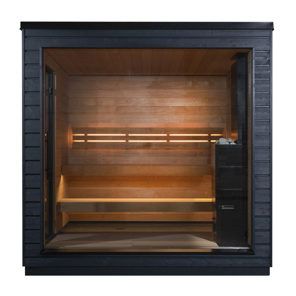 Sauna Extérieur Pré-assemblé Modèle G6 pour 5 Personnes de Saunalife ...